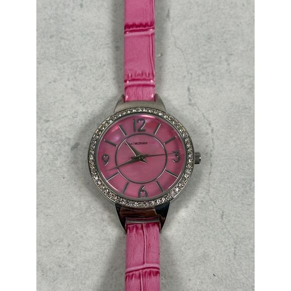 Isaac Mizrahi | Accessories | Isaac Mizrahi Live Watch 34mm Pave Bezel ...